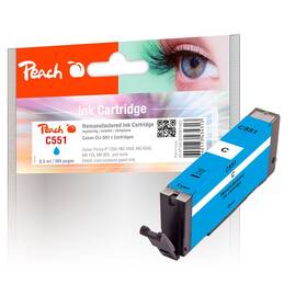 Cartridge Peach Canon CLI-551C, 365 strán (319437) azúrová farba | NAY