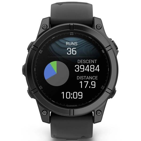 Inteligentné hodinky Garmin fenix E 47 mm - Slate Gray / Black Silicone ...