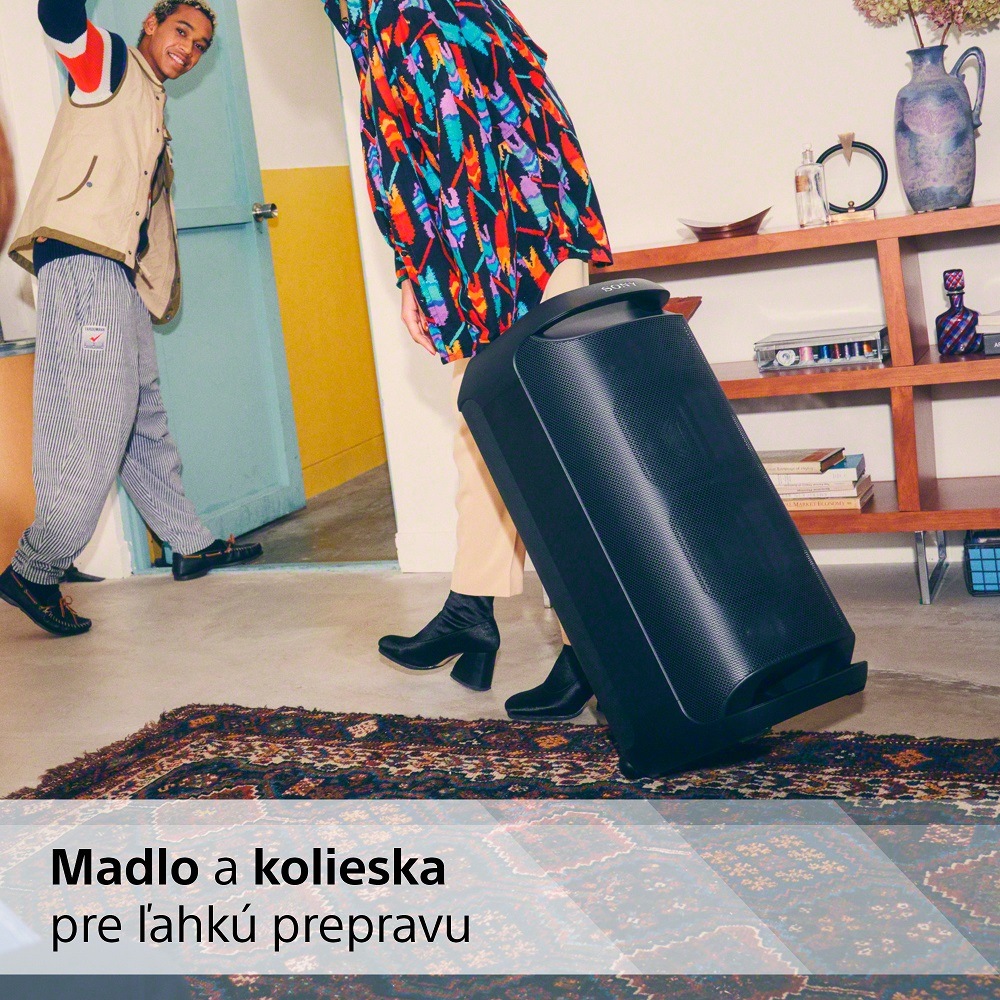 Párty reproduktor Sony SRS-XV800 (SRSXV800B.CEL) čierny - rozbalený… | NAY