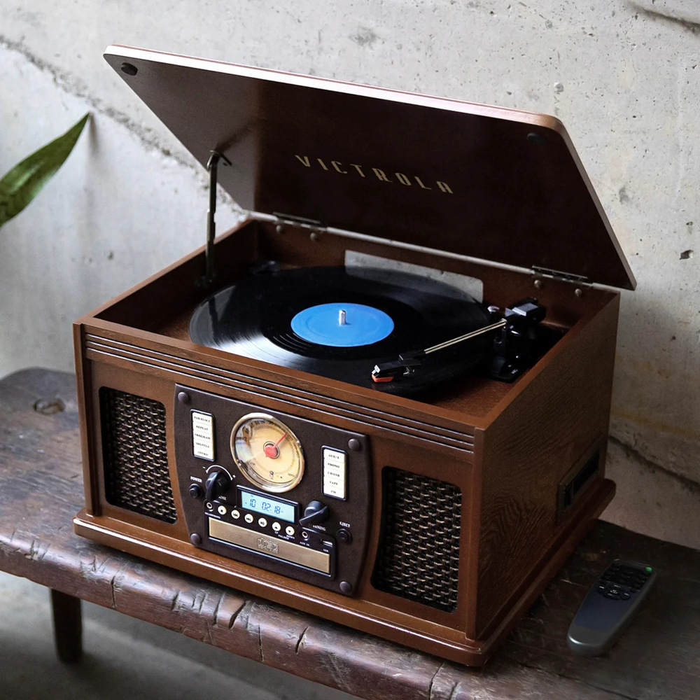 Gramofón Victrola VTA-600B Navigator hnedý | NAY