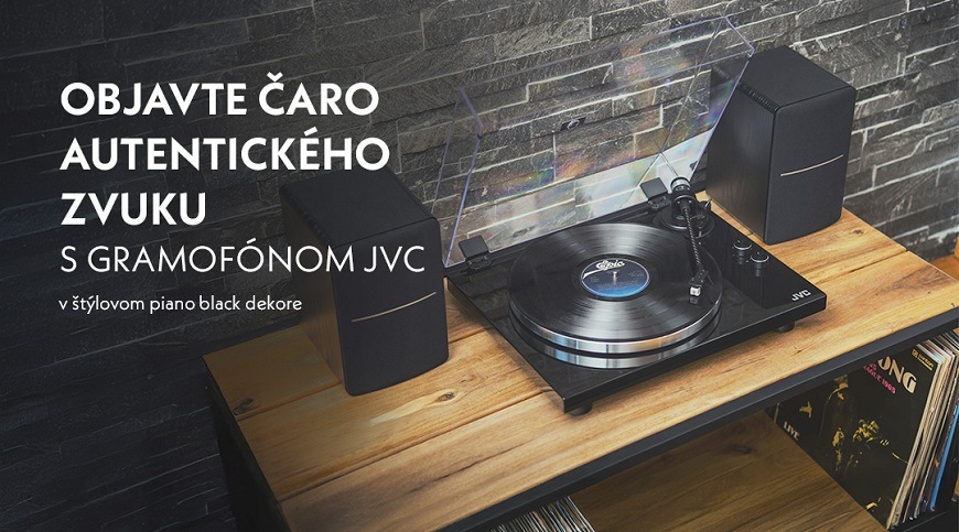 Gramofón JVC AL-E534B čierny | NAY