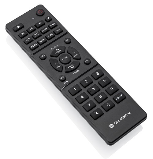 Mikro HiFi systém GoGEN IR 267 BTDAB strieborný/hnedý | NAY