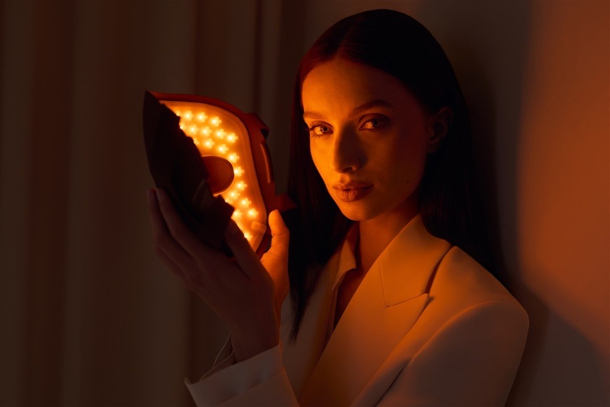 LED maska Garett Beauty Skin Ritual Face&Neck hnedá | NAY