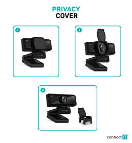 Webkamera Connect IT WebYouSee Full HD (CCW-2000-BK) čierna | NAY